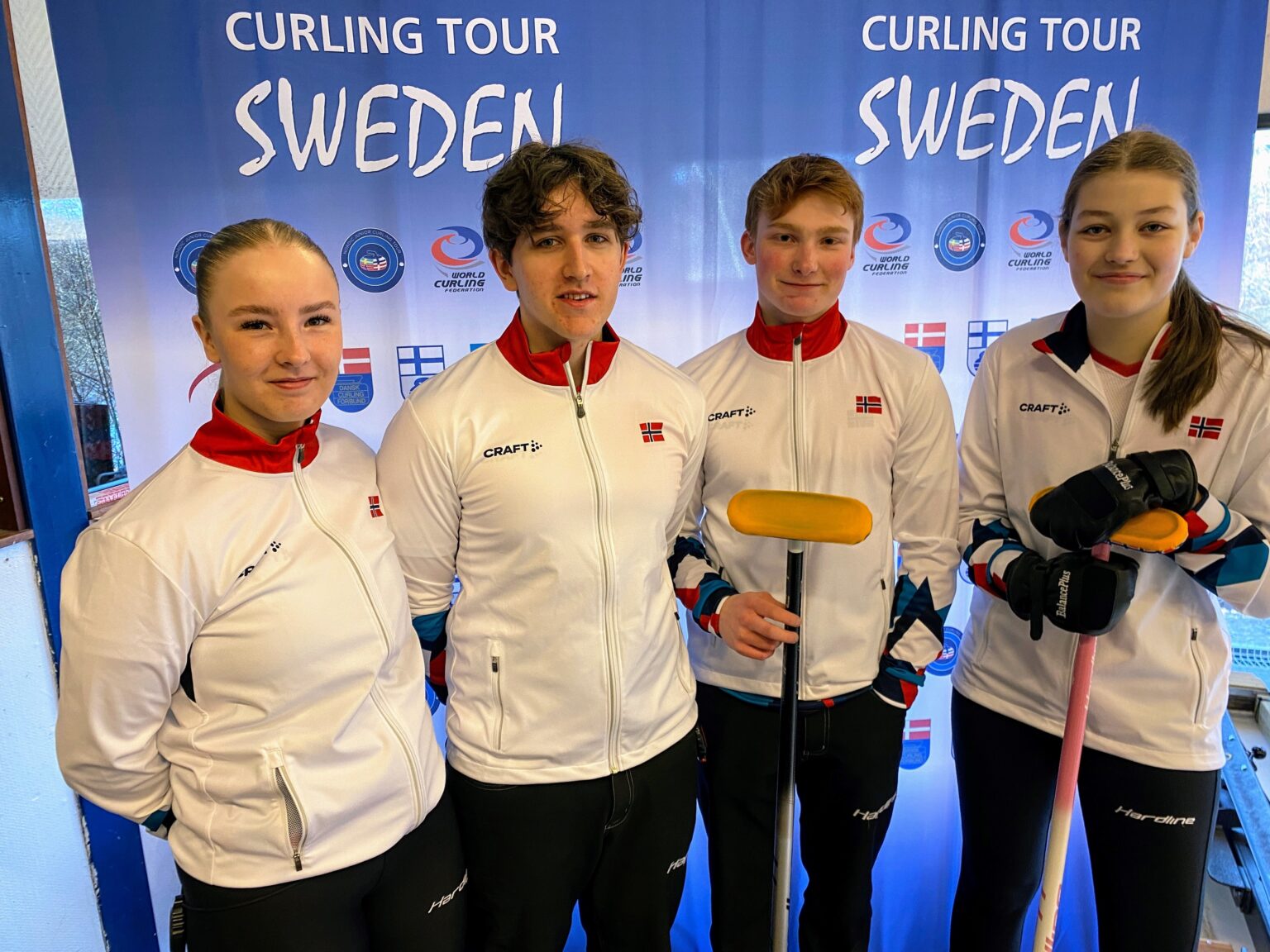 To Norske lag i NJCT Mixed Doubles championships - Norges curlingforbund